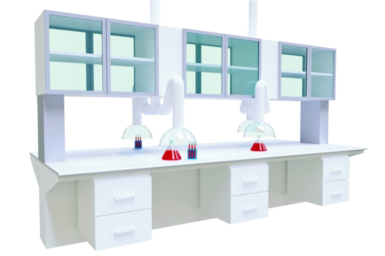 FLEXODUCT® Extraction arm - Removes Dust and Smoke in your Laboratory